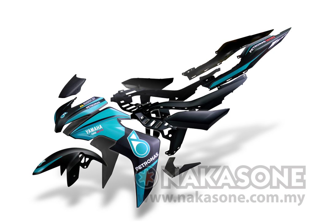 BDC22-Y16ZR-SP-PET01-MBK BODY COVER SET – Y16 ZR PET01 + HARDENER MATT ...