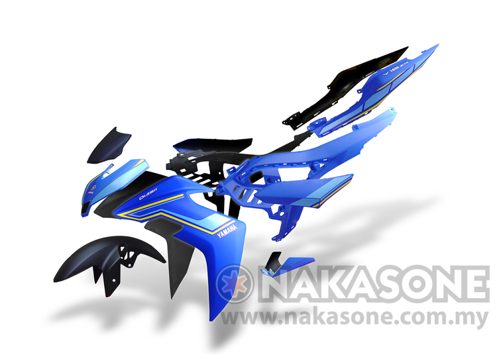BDC22-Y16ZR-SP-BJ-MBL BODY COVER SET – Y16 ZR BOJAN MATT BLUE – Nks ...